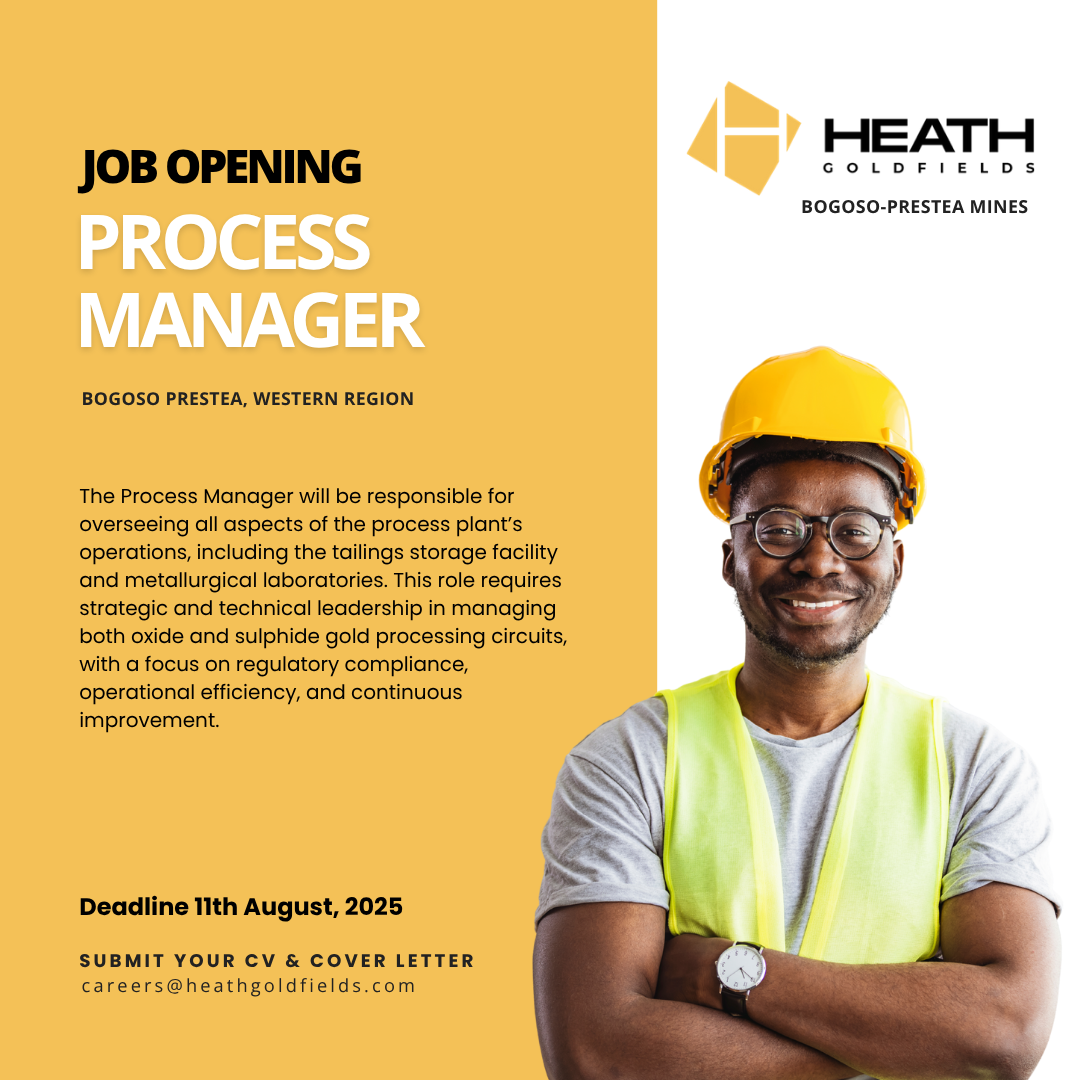 Process Manager - Heath Goldfields